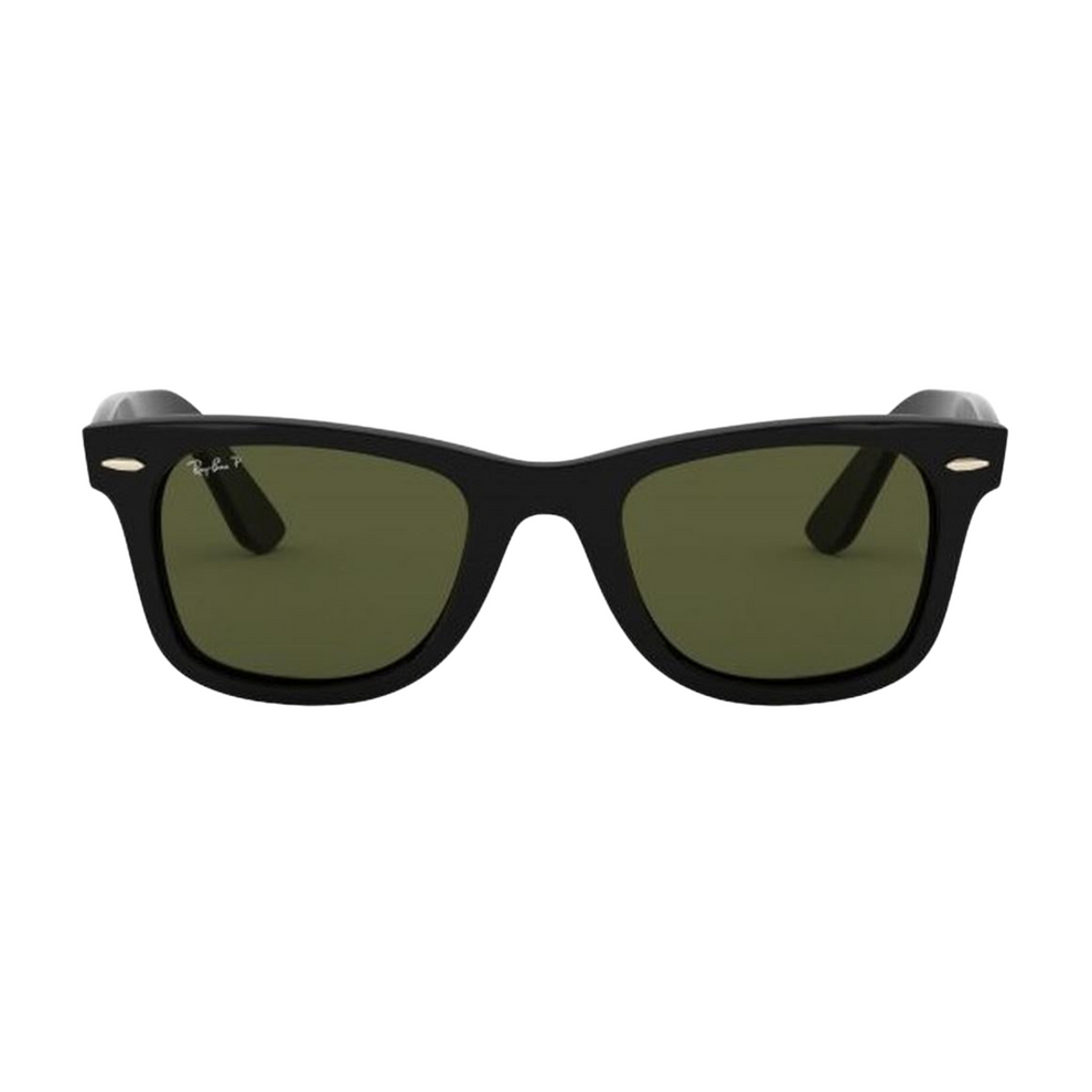 RAY-BAN Green Polarized Icons Square Sunglasses RB4340 601/58 – Lenstrack